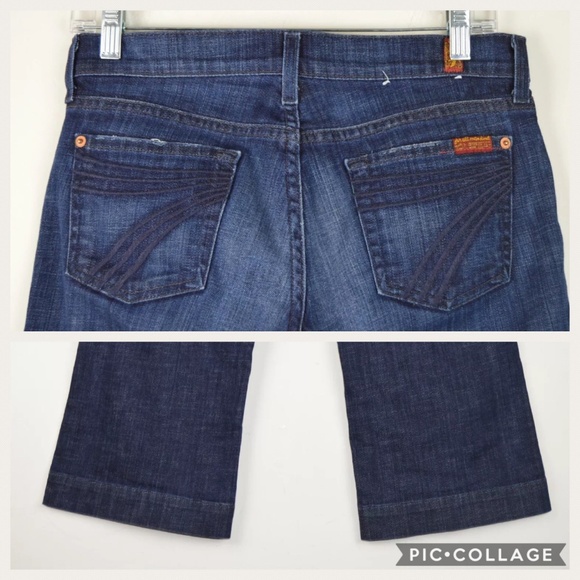 7 For All Mankind | Jeans | 7fam Dojo 26 Cropped Capri Jeans W 295 X I ...